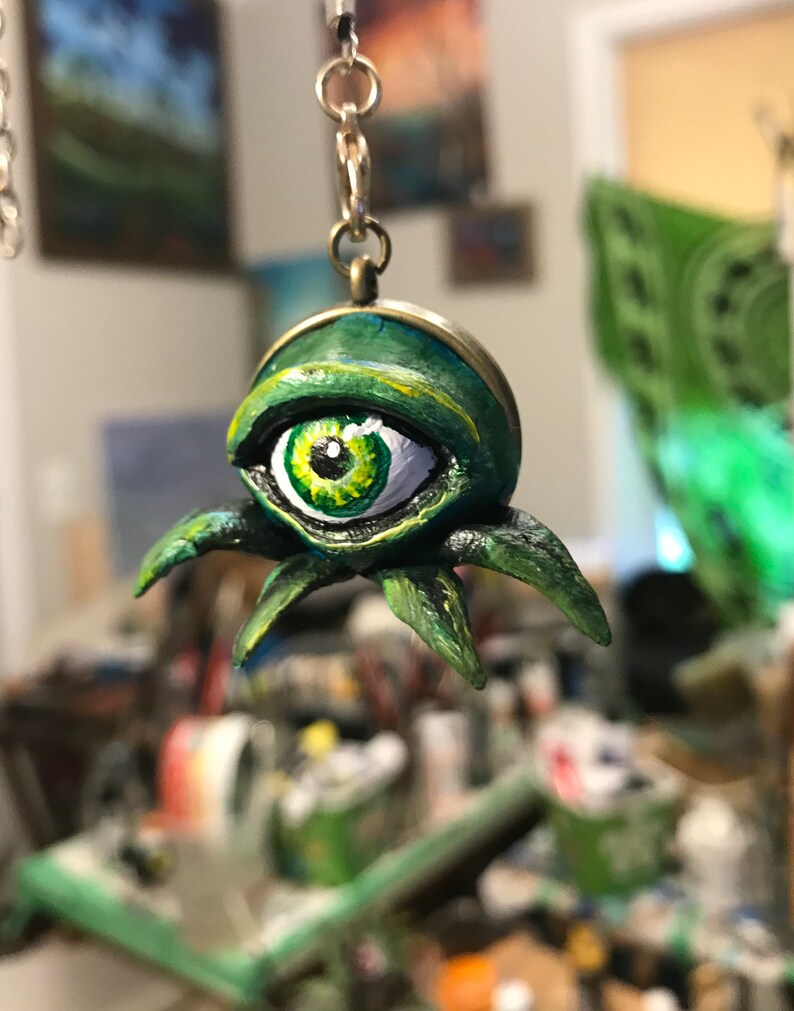 Weird Eye-creature Pendant - Etsy