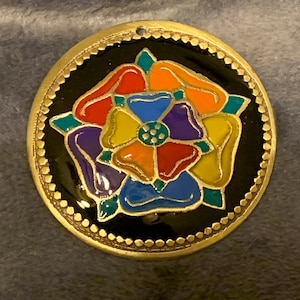 SCA Heraldic Rose Rainbow Petal - Etsy