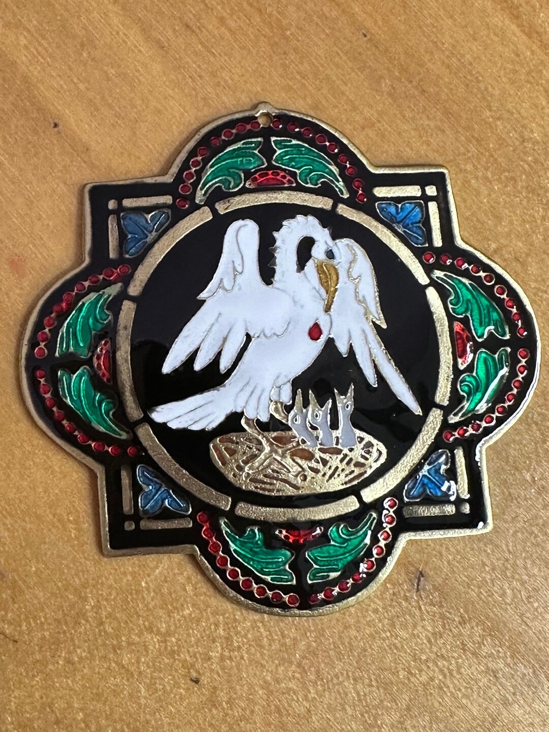 Stained Glass Design Peerage Medallion - Etsy