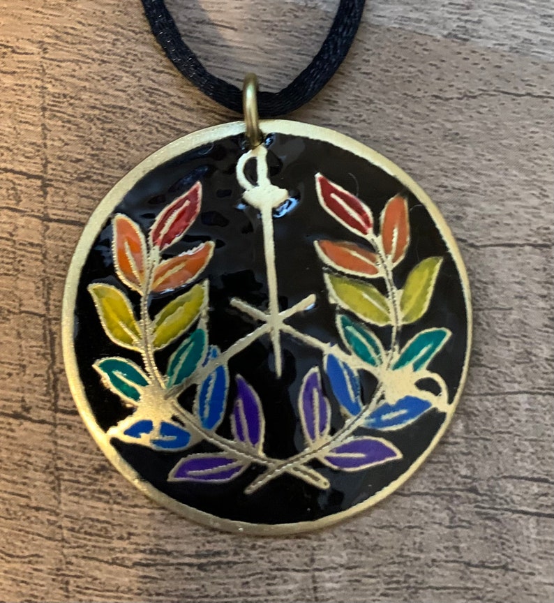 SCA Black Order of Defense Mod Laurel Medallion Rainbow Pride - Etsy