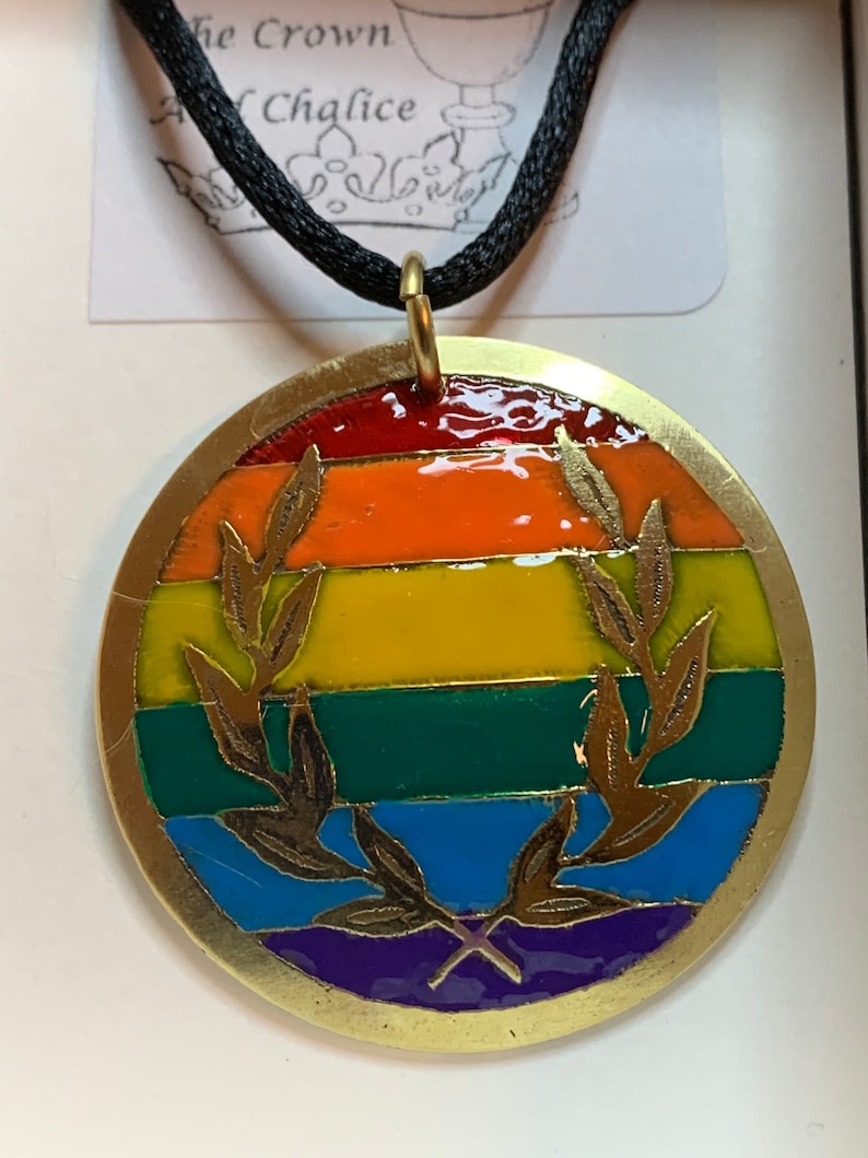 SCA Laurel Medallion 1 Rainbow Pride | Etsy