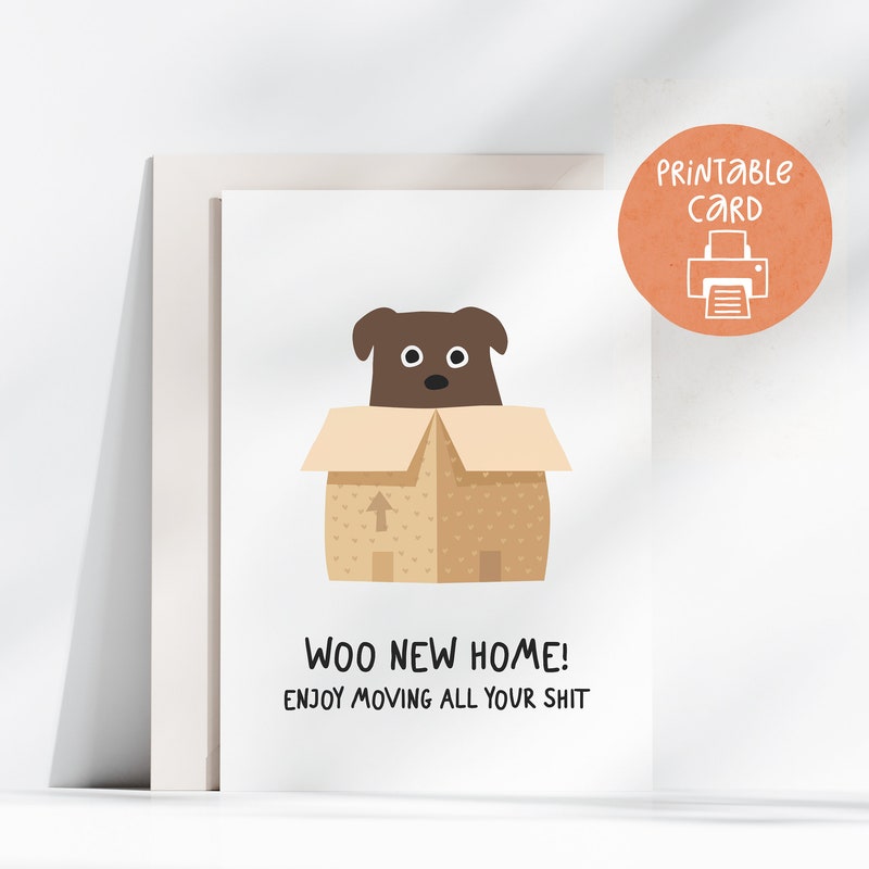 Funny New Home Card - Etsy