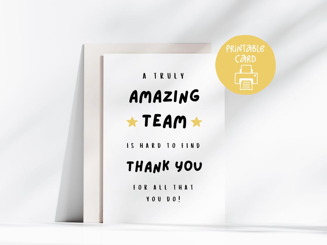 Amazing Work Team, Thank You for Your Hard Work, Best Work Team ...