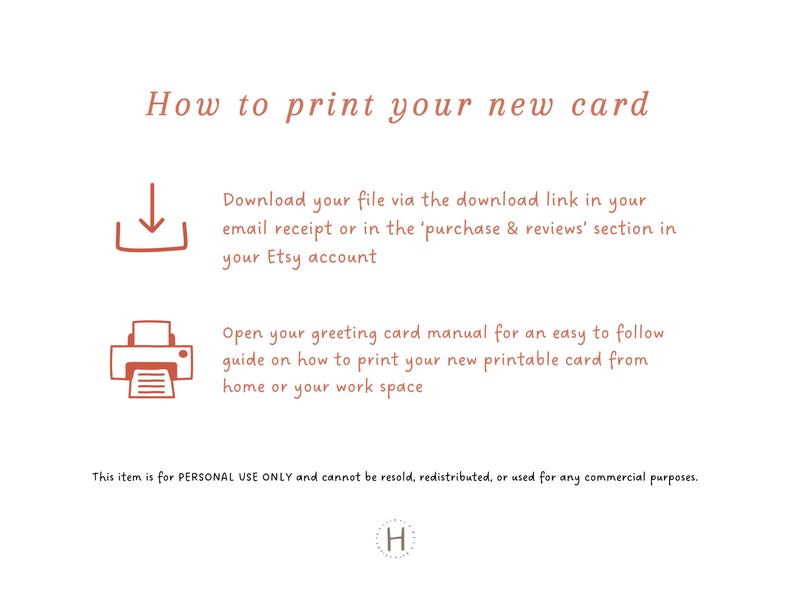 Printable Cat Card, Cute Cat Printable Card, 5x7 Card With Printable ...