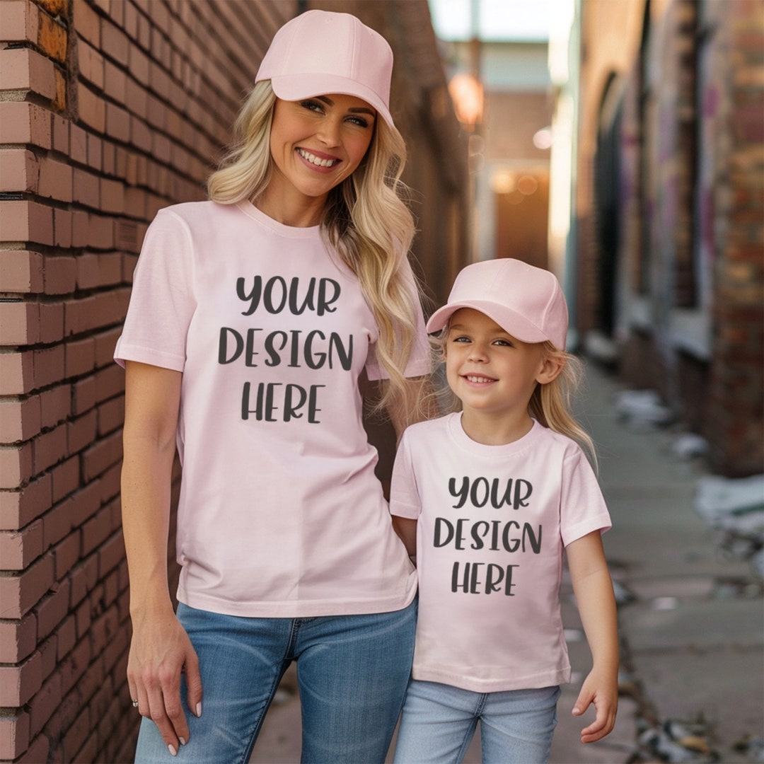 Bella Canvas Soft Pink T-shirt Mockup, Pink Child Mockup,mother's Day ...