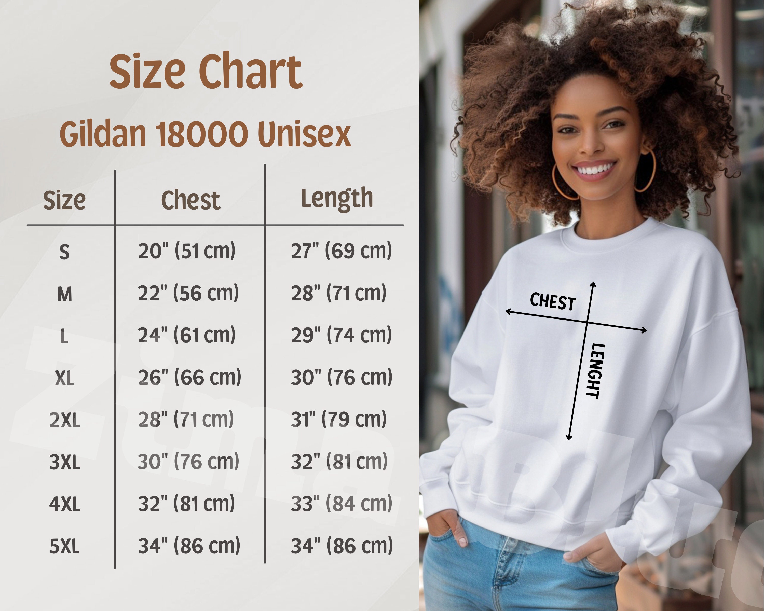 Gildan 18000 Size Chart, Gildan Sweatshirt Size Chart, G180 Black Model ...