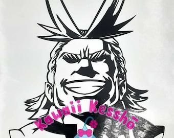 All Might Sticker - Etsy