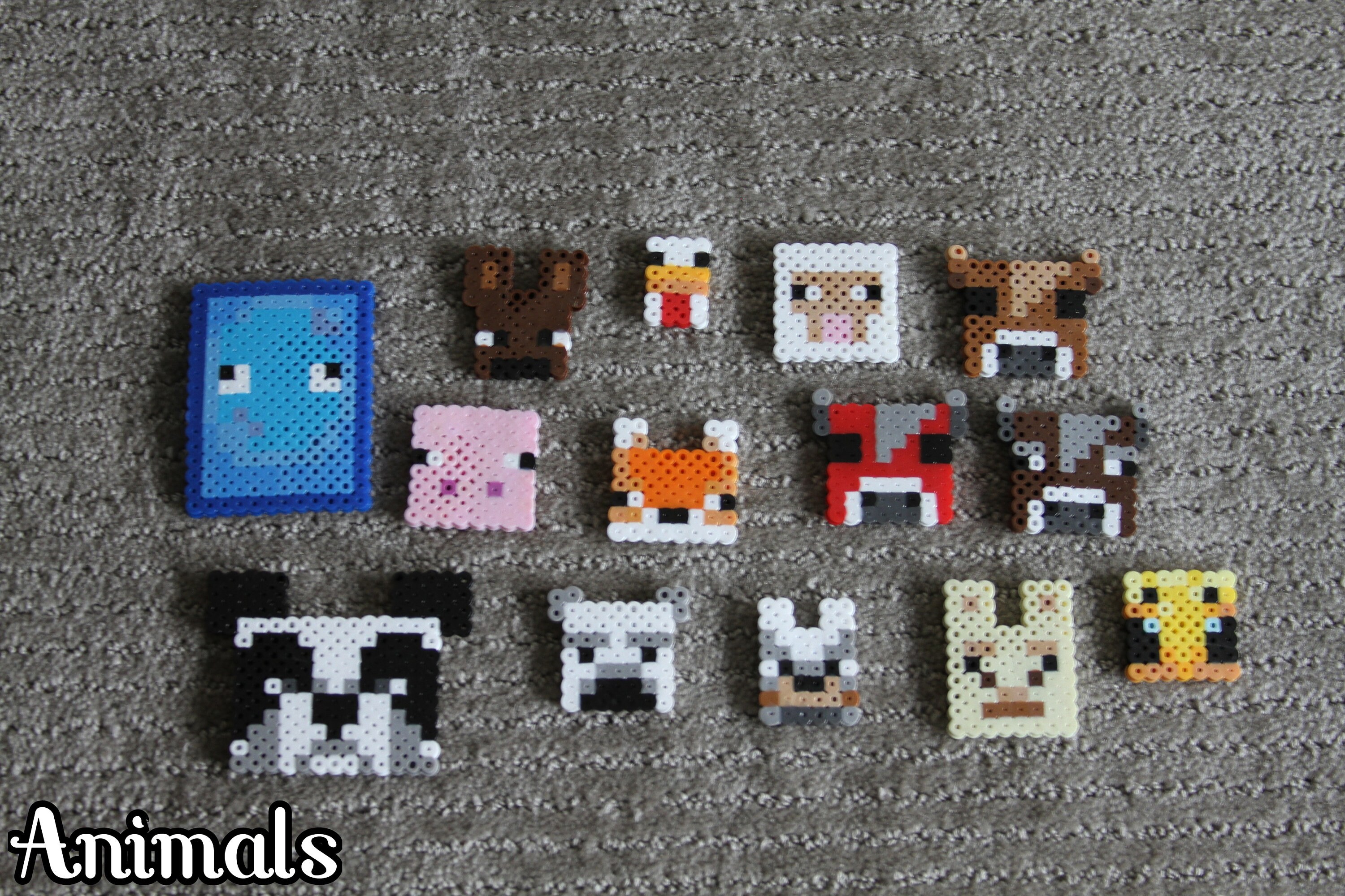 Minecraft Mobs Perler Beads | Etsy