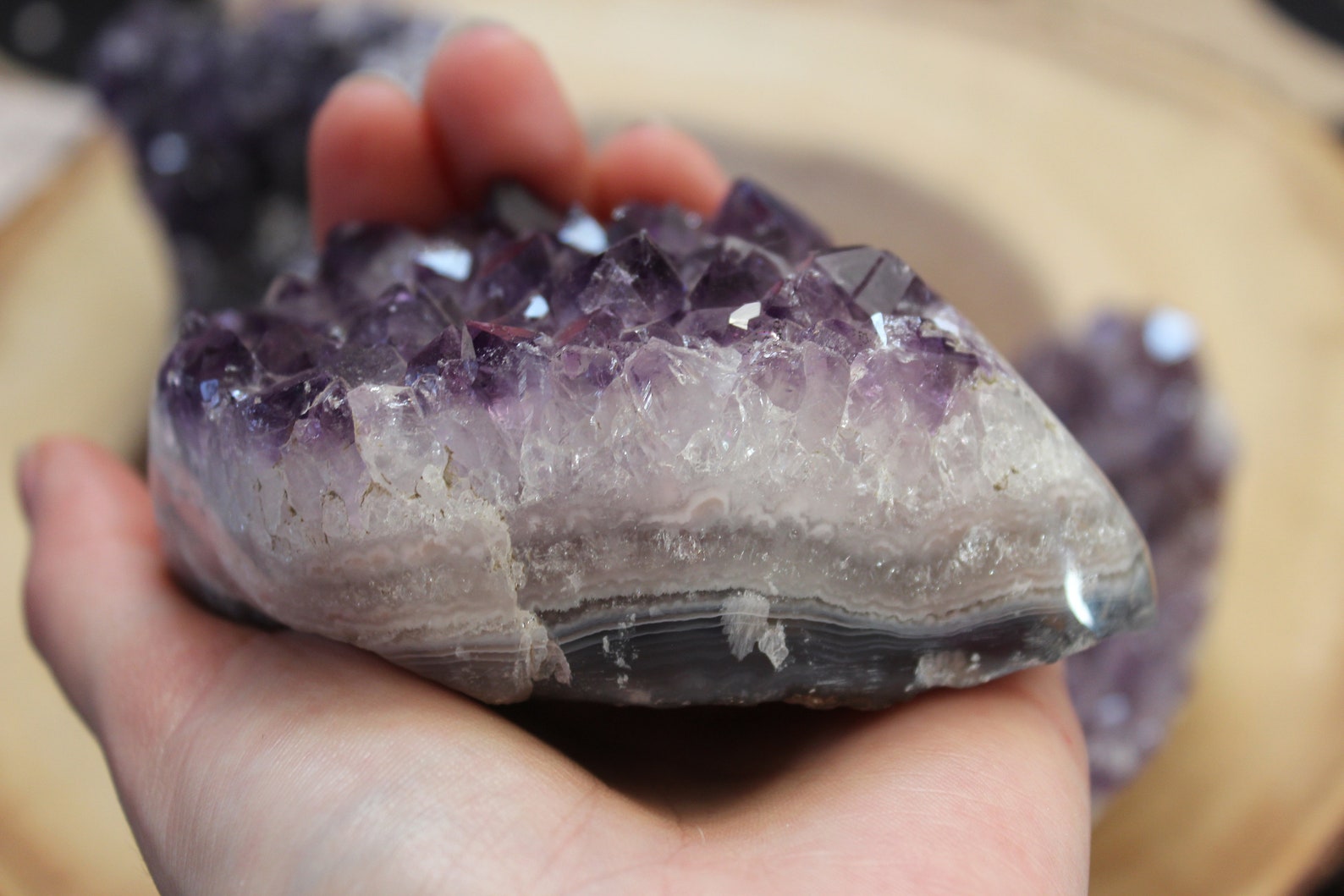 Amethyst Crystal Geode Clusters Large Stones Amethyst Chunk | Etsy