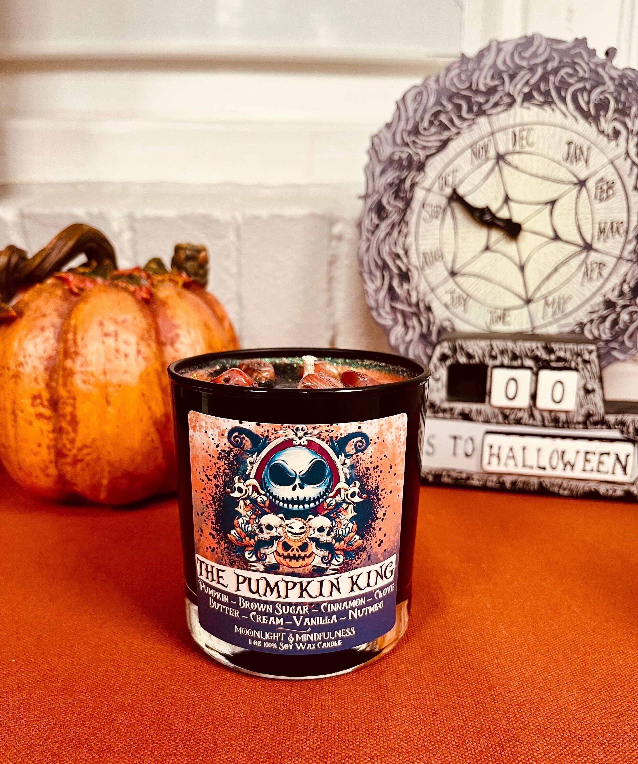Skellington candle Etsy France