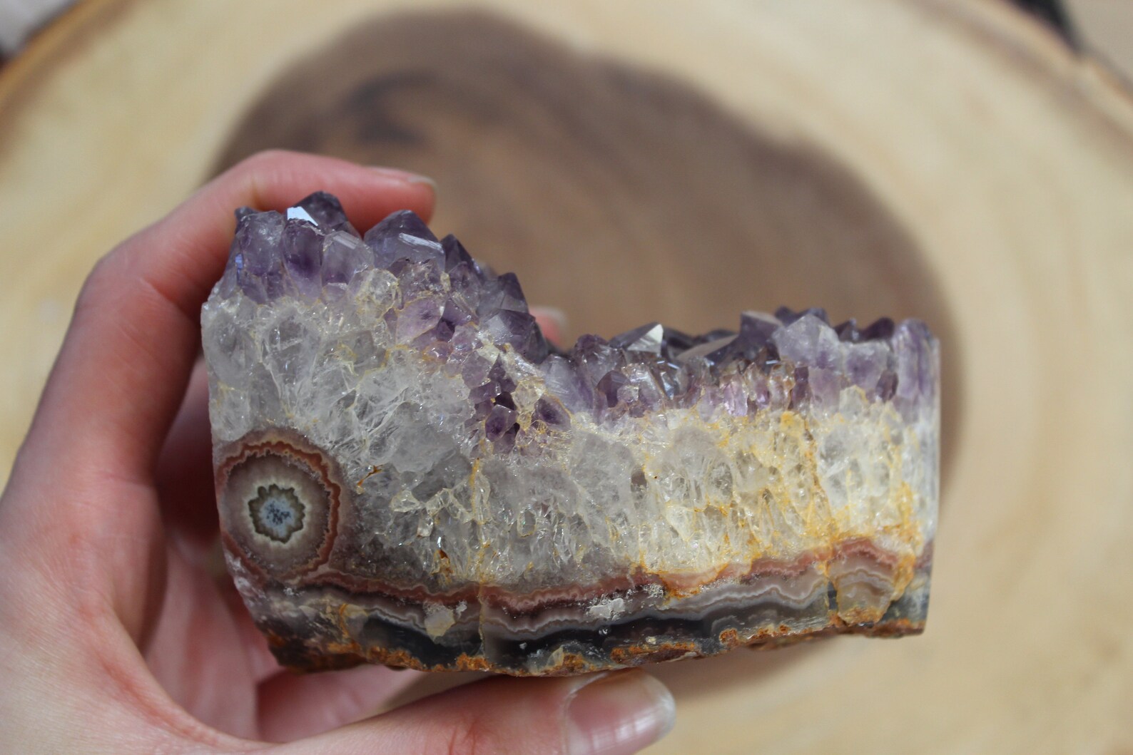 Amethyst Crystal Geode Clusters Large Stones Amethyst Chunk | Etsy