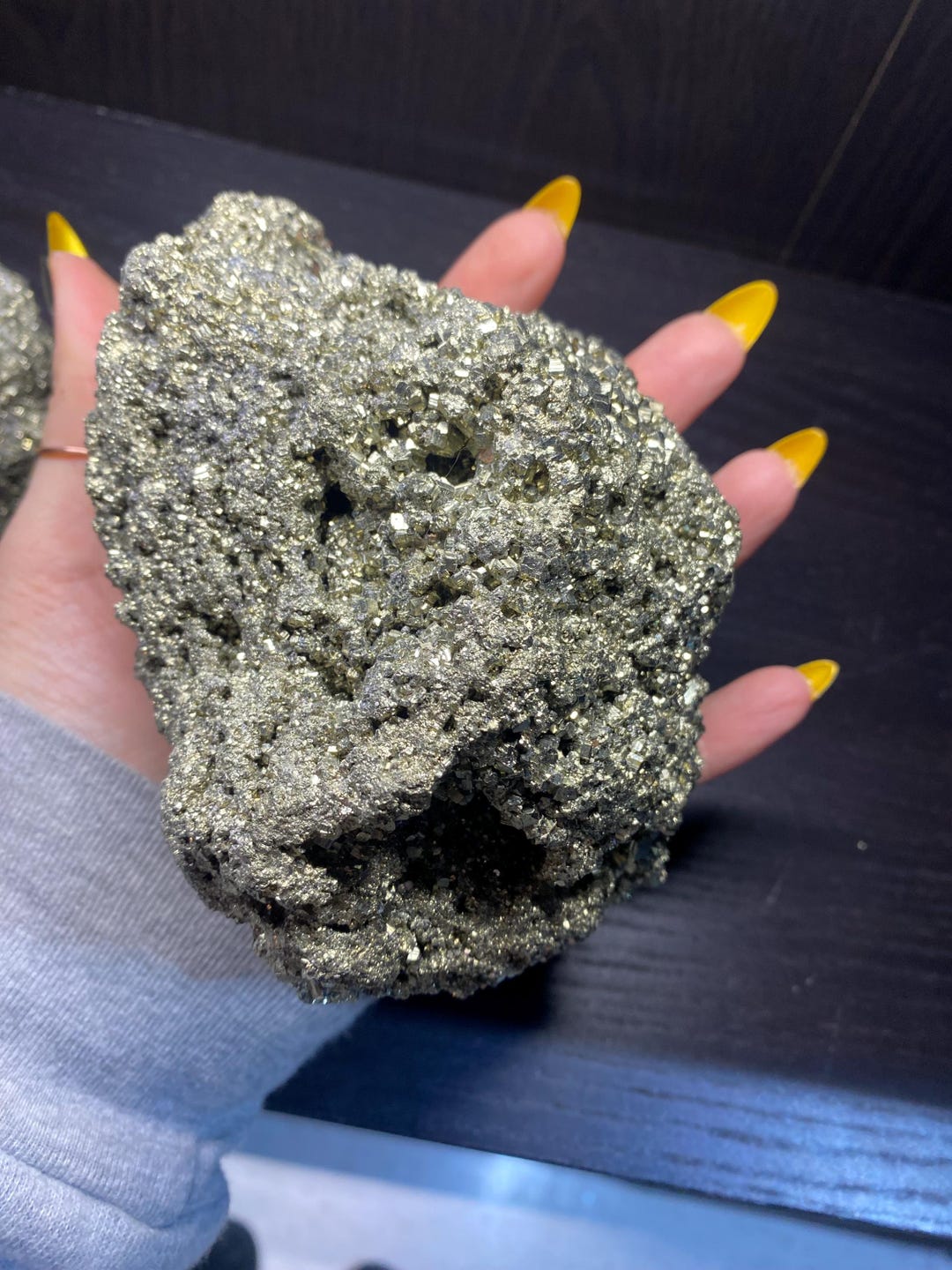 Pyrite Raw Crystal Cluster, Altar Display Decor, Healing Gemstone ...