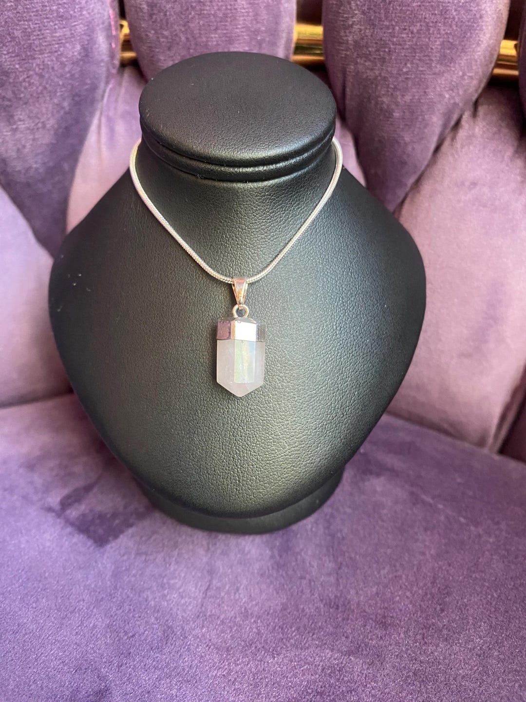 Mini Crystal Healing Necklaces, Rose Quartz Petite Pendant, Amethyst ...