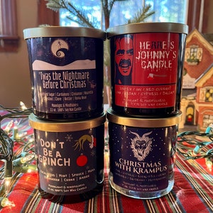 Grinch, Krampus, Holiday Candle, Nightmare Before Christmas, Horror Soy ...