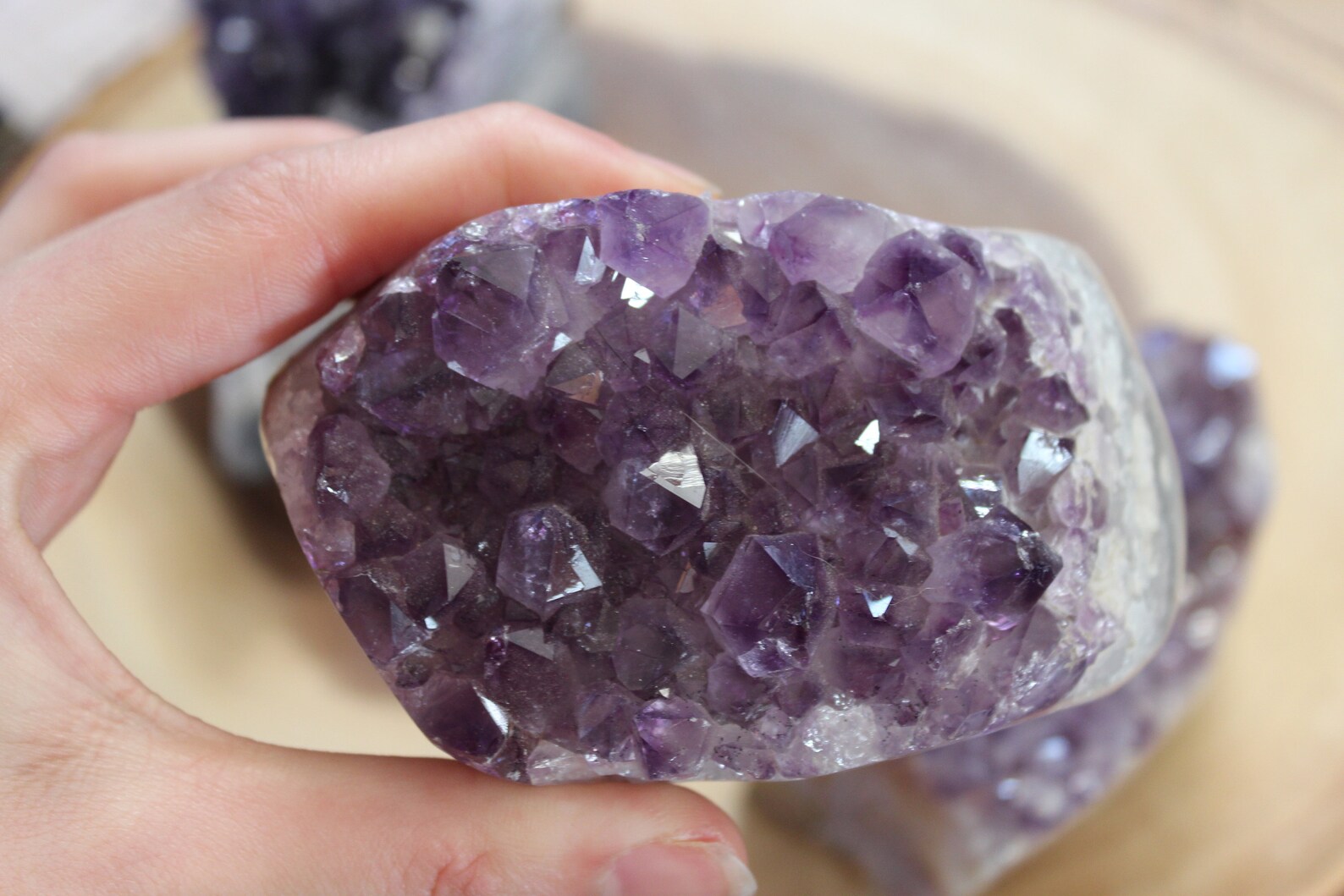 Amethyst Crystal Geode Clusters Large Stones Amethyst Chunk | Etsy