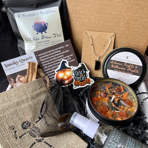 Spooky Mystery Box, Halloween Lovers Gift Set, Fall Season Candle ...