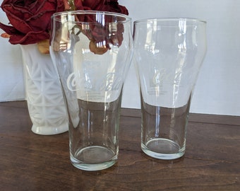 Coca Cola 16 Oz Glasses - Etsy
