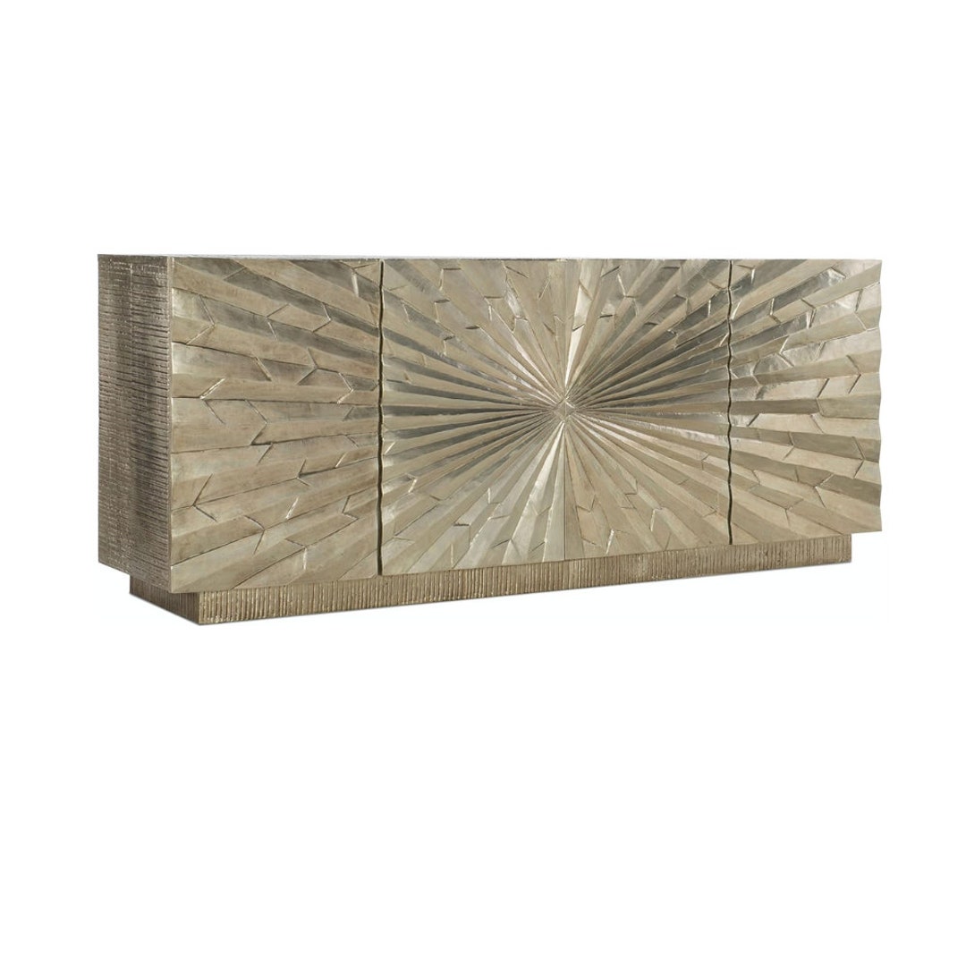 German Silver TV Cabinet Luxurious White Metal Entertainment Console - Etsy