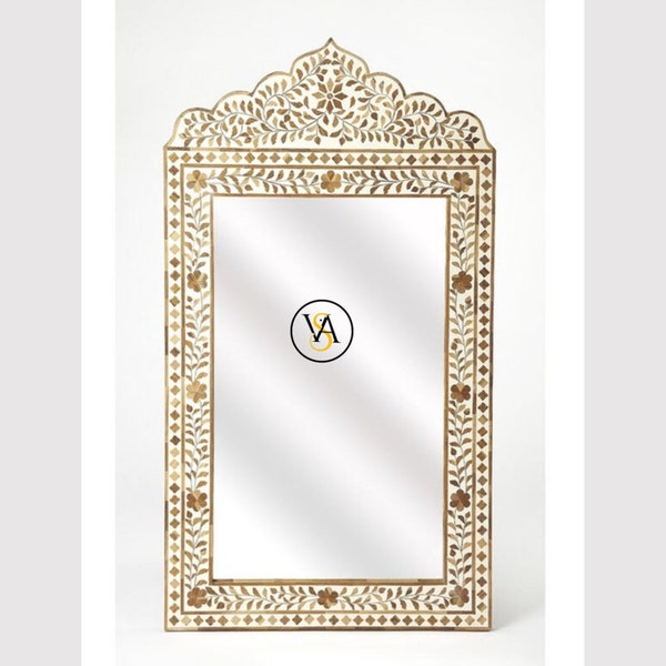 Bone Inlay Mirror - Etsy