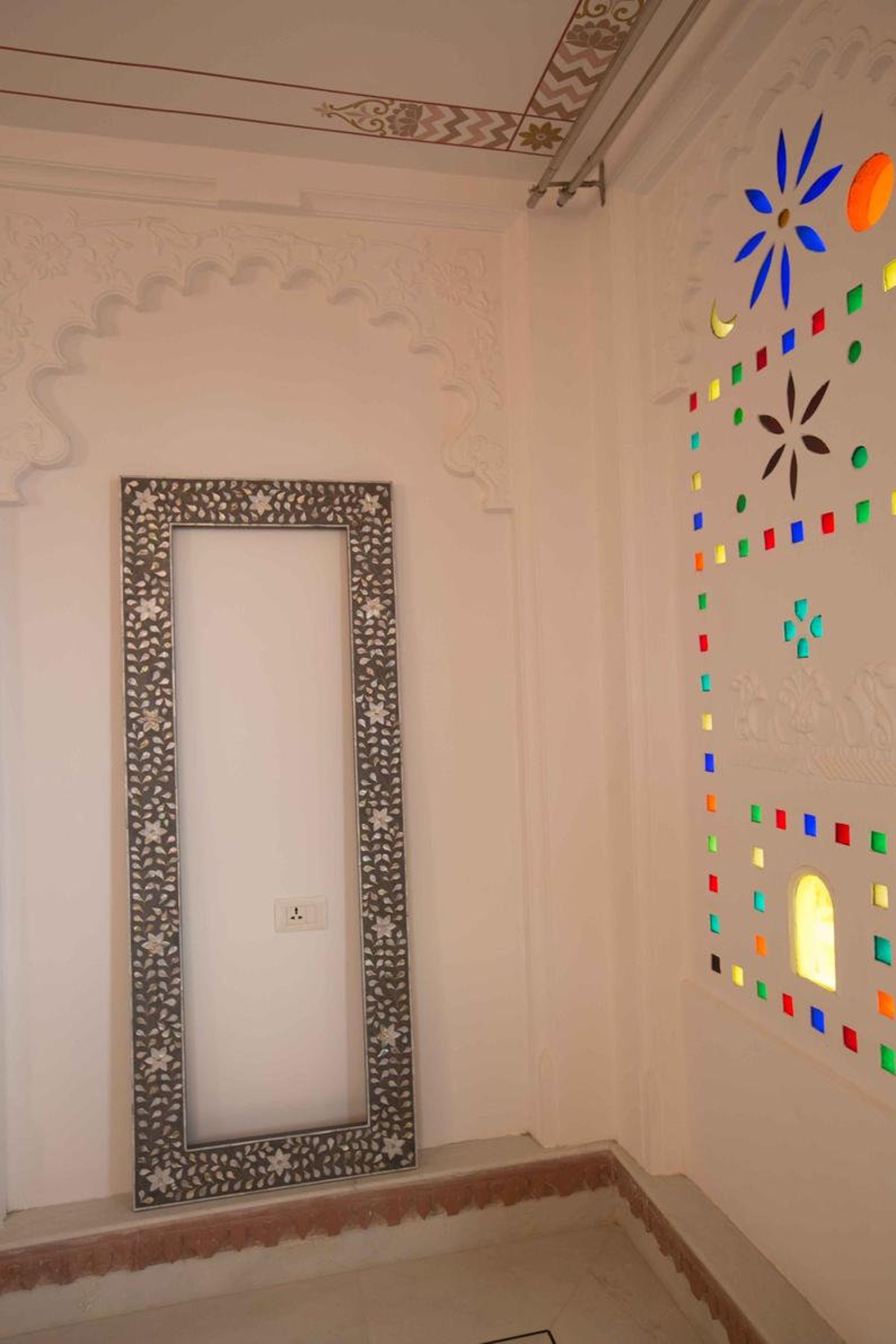 Mother of Pearl Inlay Mirror Frame mop Inlay Frame Grey | Etsy