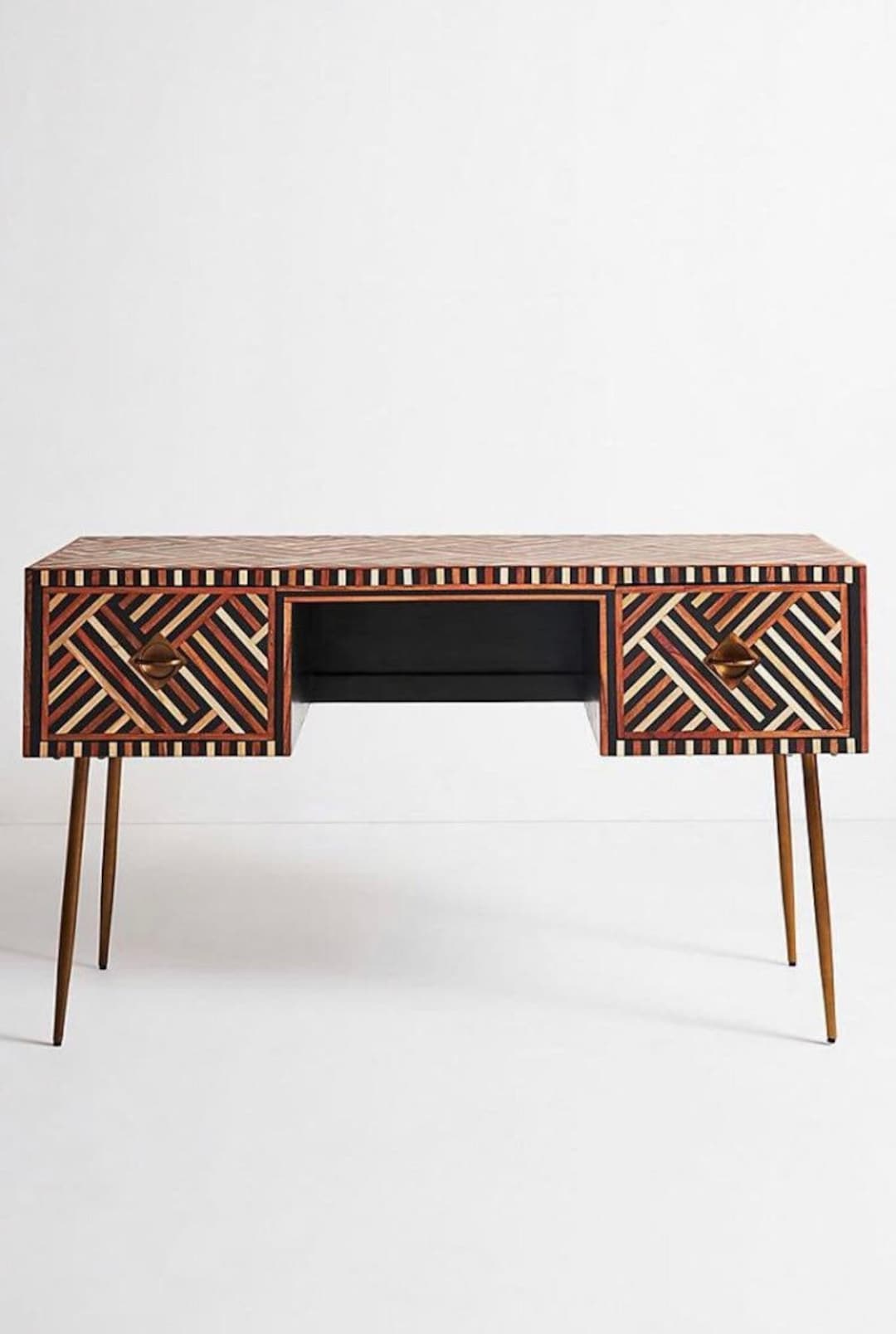 Bone Inlay Desk, Bone Inlay Optical Console , Bone Inlay Writing Desk ...