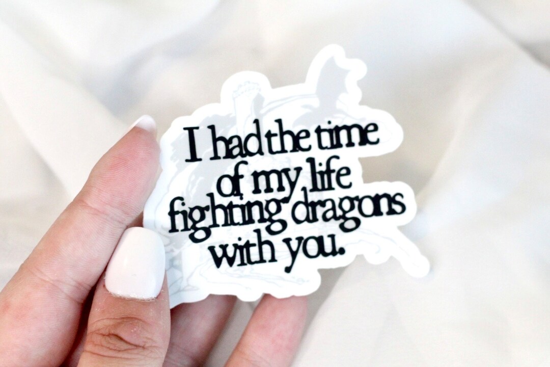 Long Live Sticker Fighting Dragons Lyrics Swiftie Taylor Swift Speak ...
