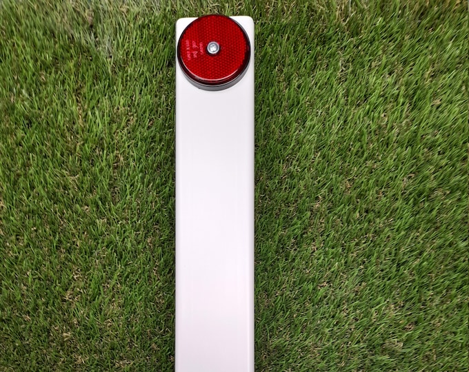 Reflective Site Peg/verge Post, 14", 18", 24" or 36" Push in Ground - Etsy UK