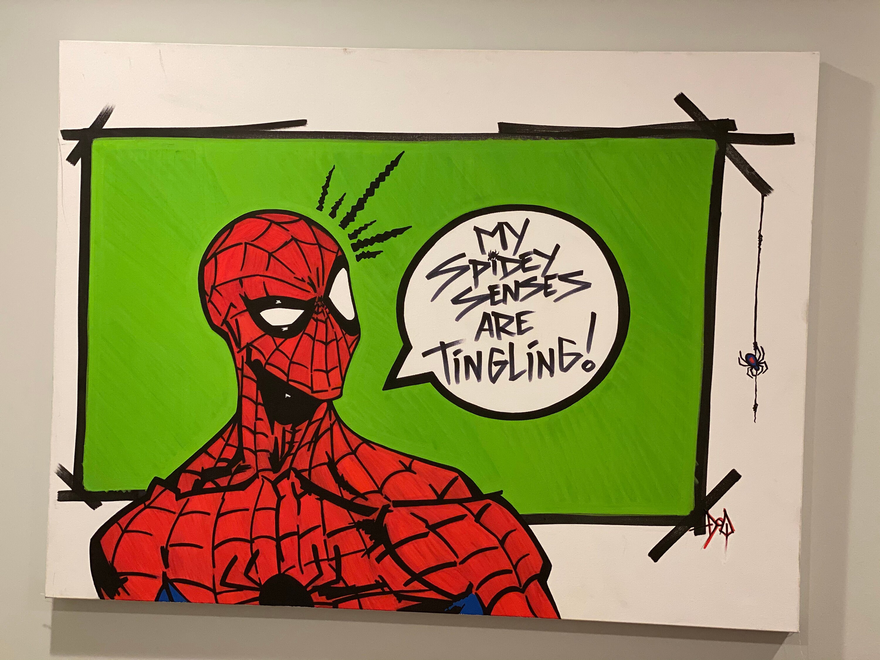 40x30 Spidey Senses on Canvas | Etsy