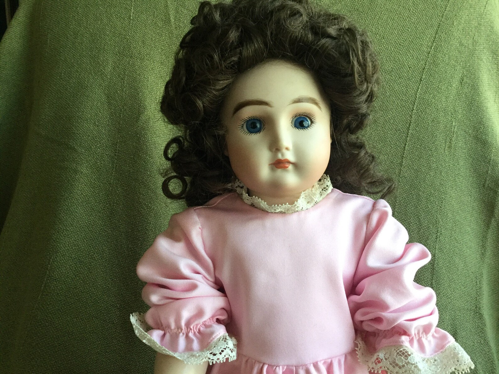 Antique Reproduction Doll Marked 14 on Head. Composition Jointed Body ...