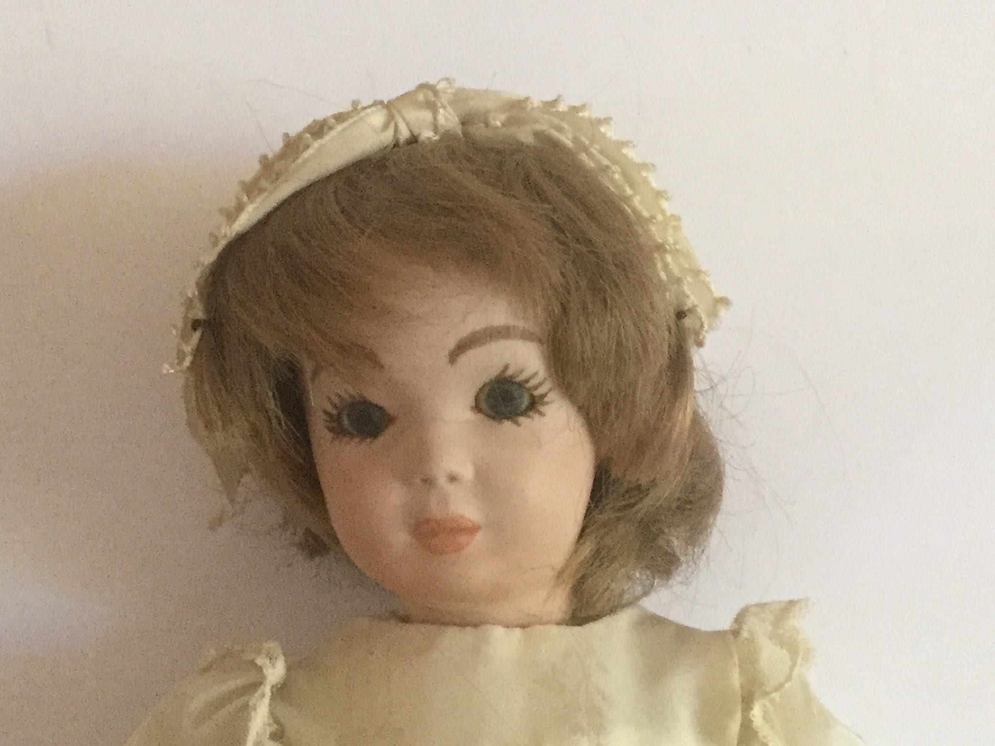 Antique Reproduction Doll 12 Inch Porcelain. - Etsy