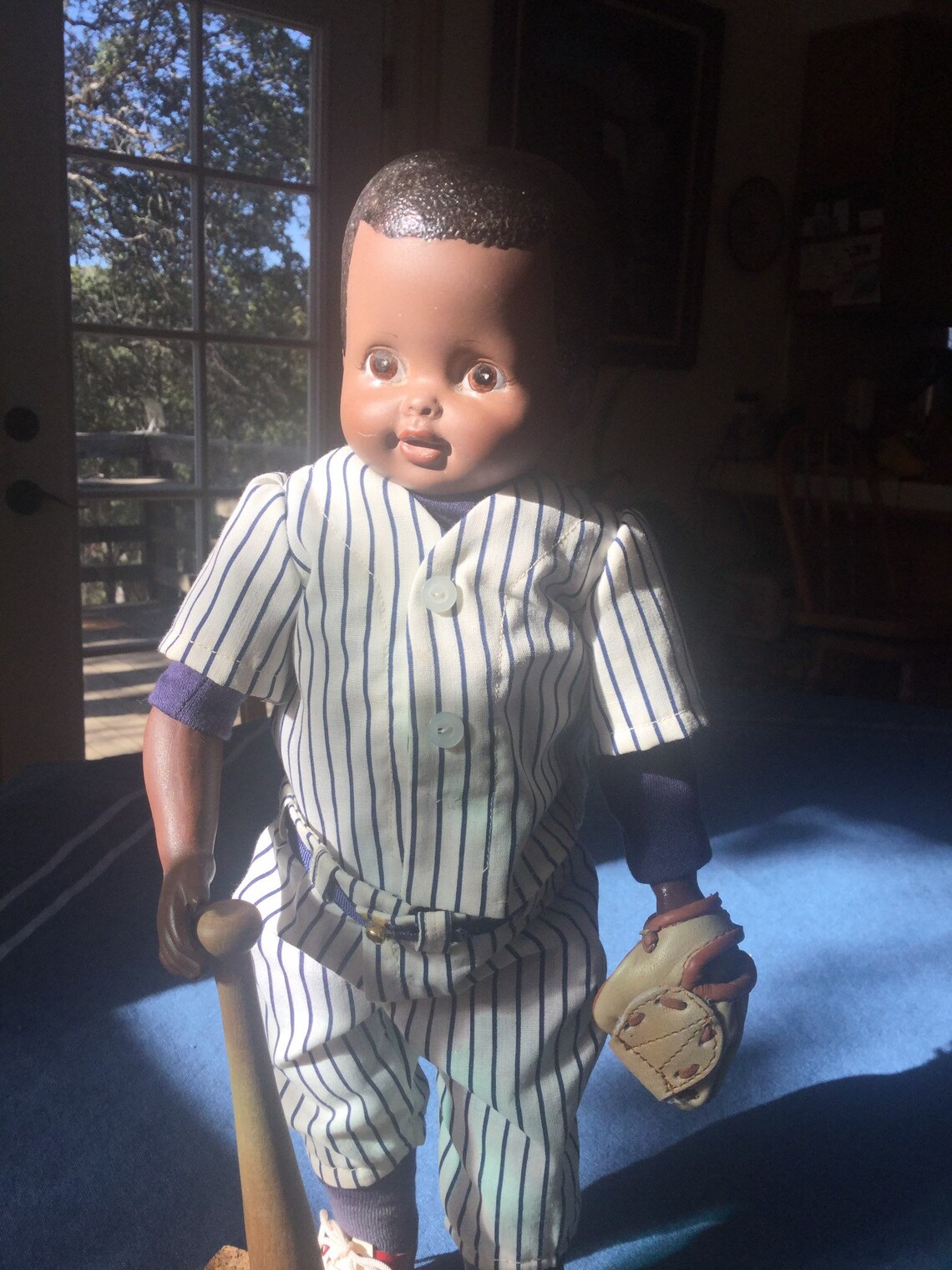 Baseball Player Doll. 15 Inch Composition Doll Made by Joy. He Comes ...