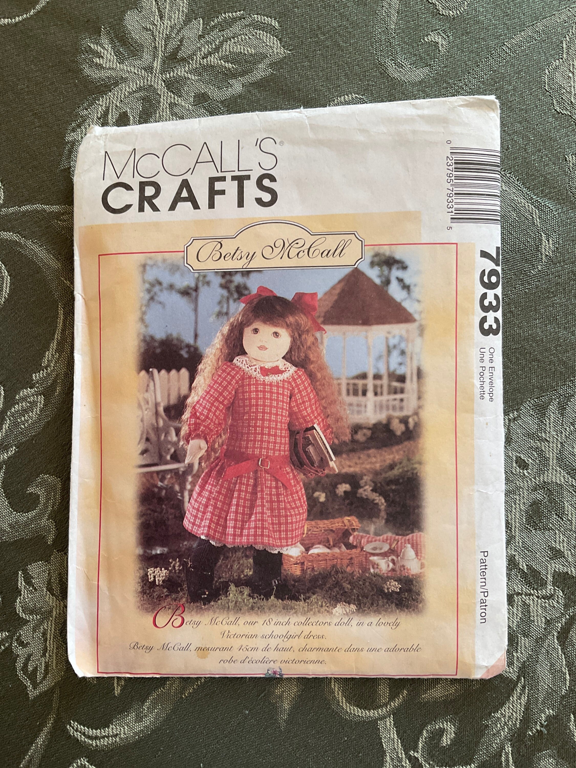 Doll Making Craft Supplies & Tools 1958 McCall's 2239 Instant Doll ...