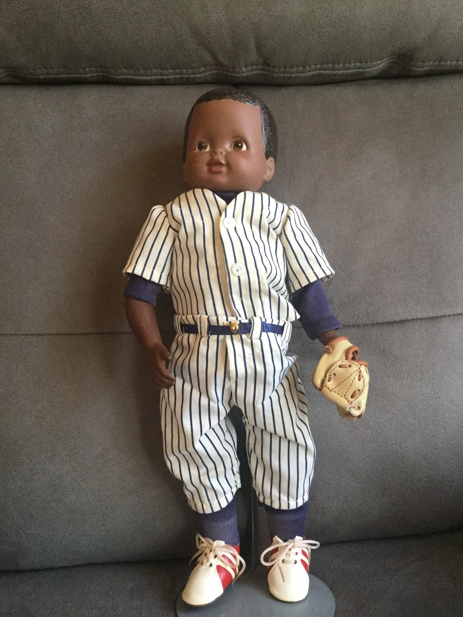 Baseball Player Doll. 15 Inch Composition Doll Made by Joy. He Comes ...