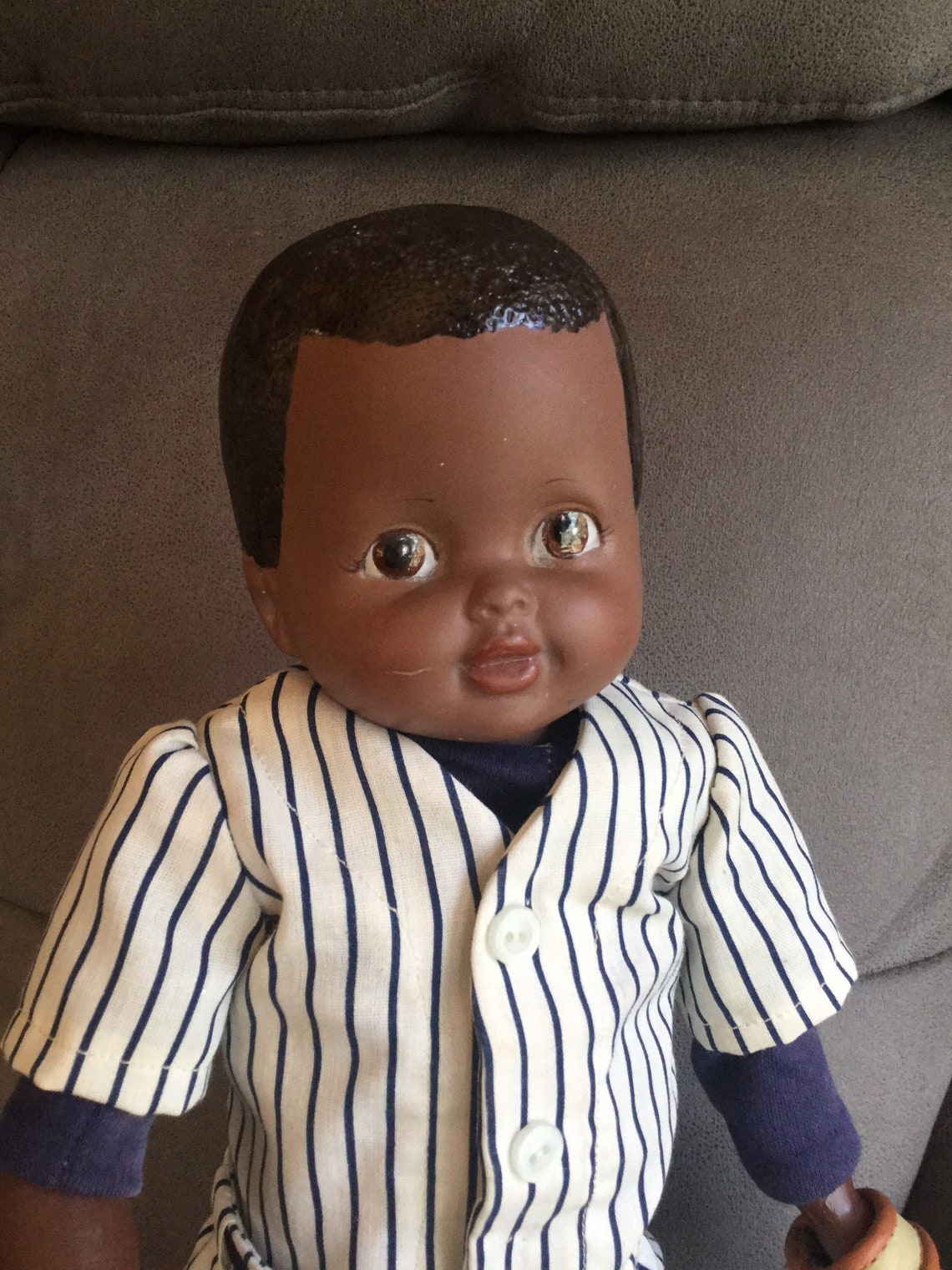 Baseball Player Doll. 15 Inch Composition Doll Made by Joy. He Comes ...