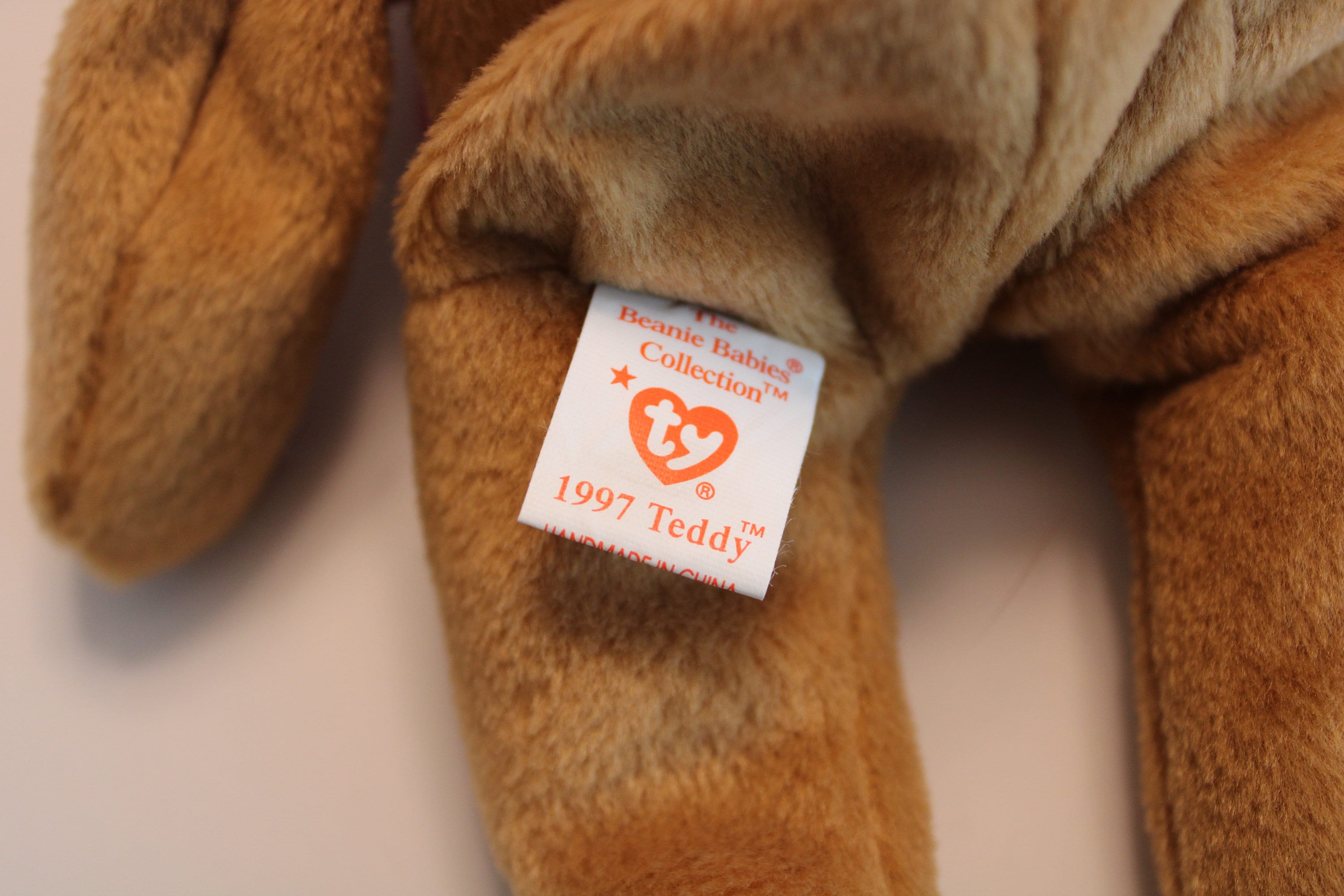 Holiday Teddy Beanie Baby - Etsy