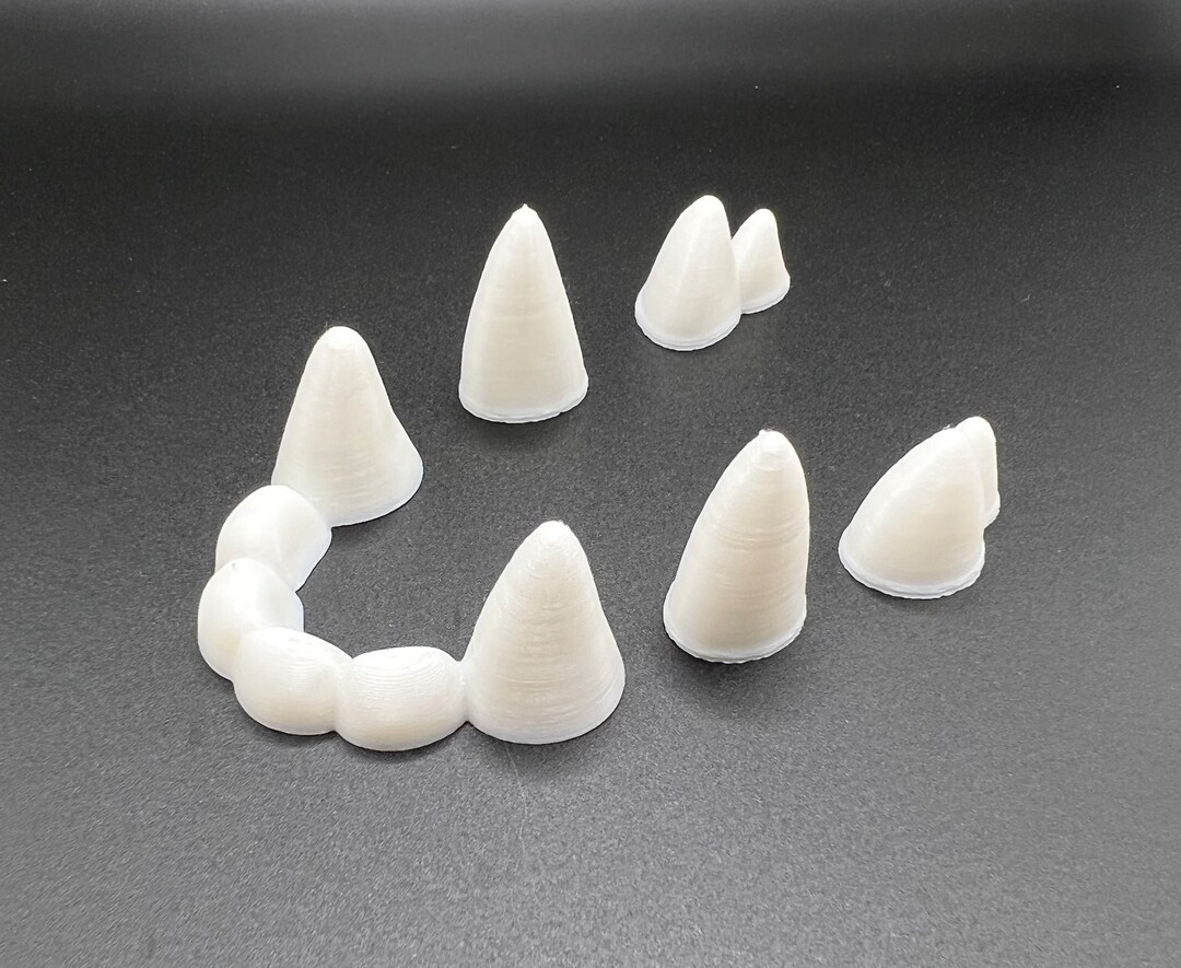 Small Fursuit Teeth Set (3D Printed) - Etsy