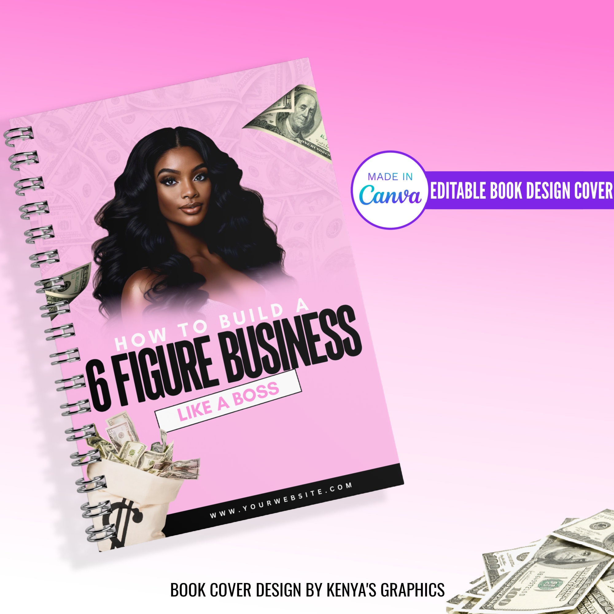 Ebook Cover Design Only, Digital Workbook, Book Cover Design, Editable ...