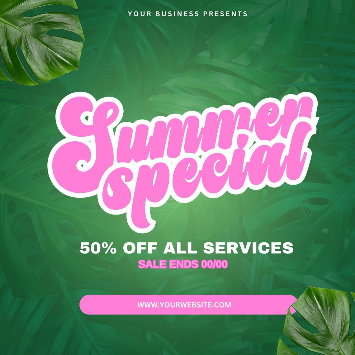 Editable Summer Special Flyer Diy Summer Special Editable - Etsy