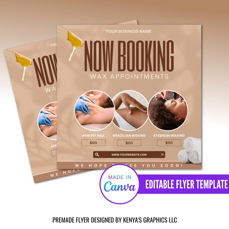 Now Booking Diy Flyer, Appointments Available Flyer, Editable Booking ...