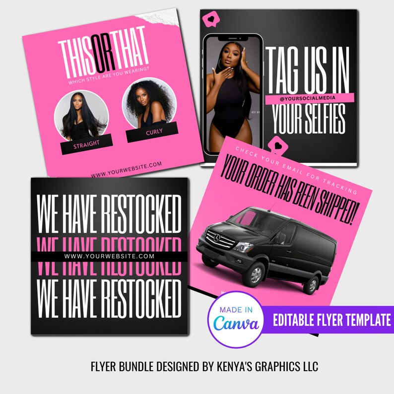 Social Media Post Flyers Diy Flyers Beauty Flyers Flyer - Etsy