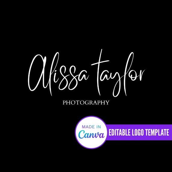 Editable Logo Diy Logo Professional Logo Instant Download - Etsy UK