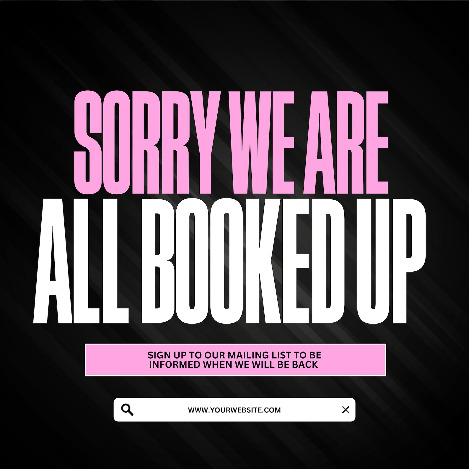 All Booked up Flyer, Business Flyer, Editable Booked up Flyer, Canva ...