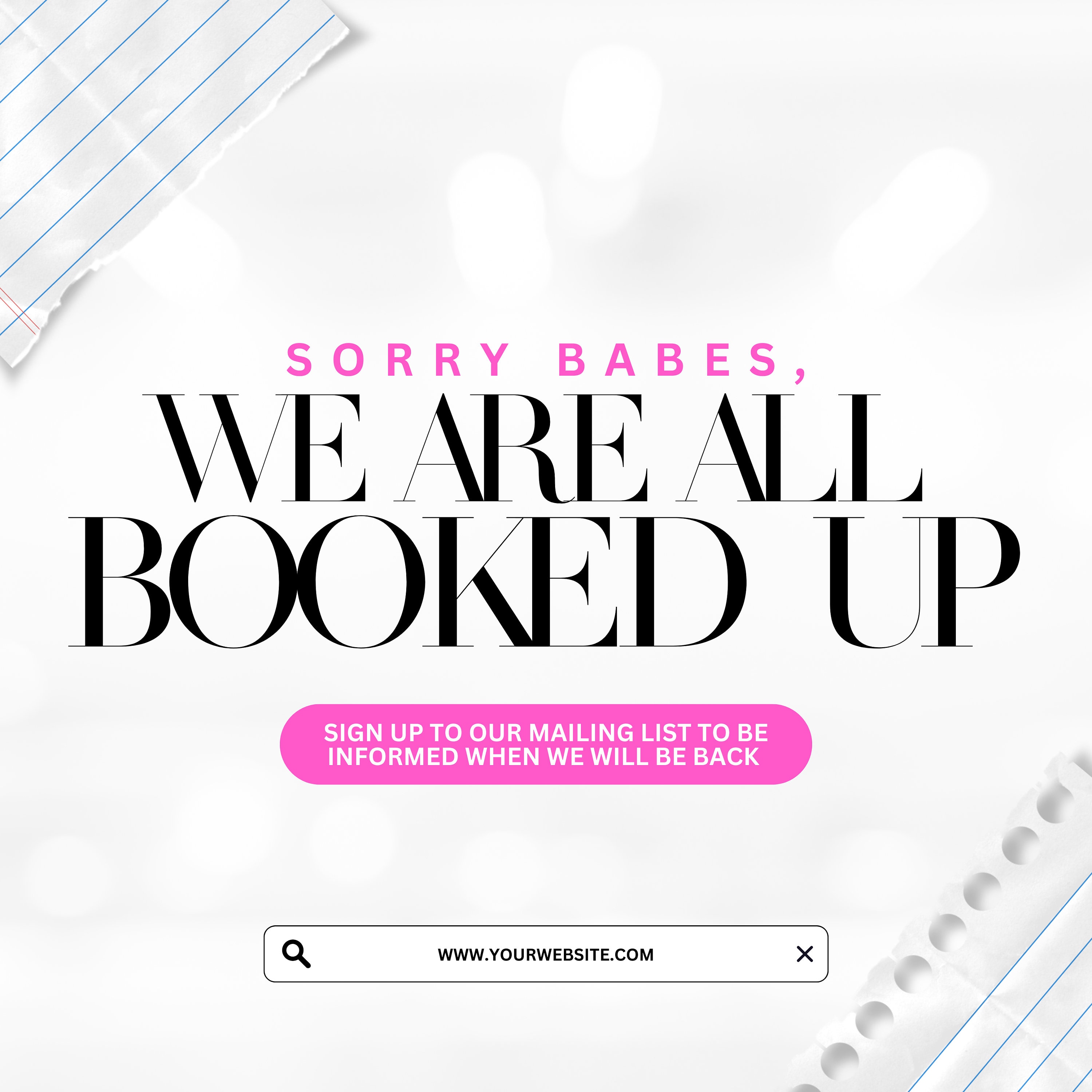All Booked up Flyer, Business Flyer, Editable Booked up Flyer, Canva ...