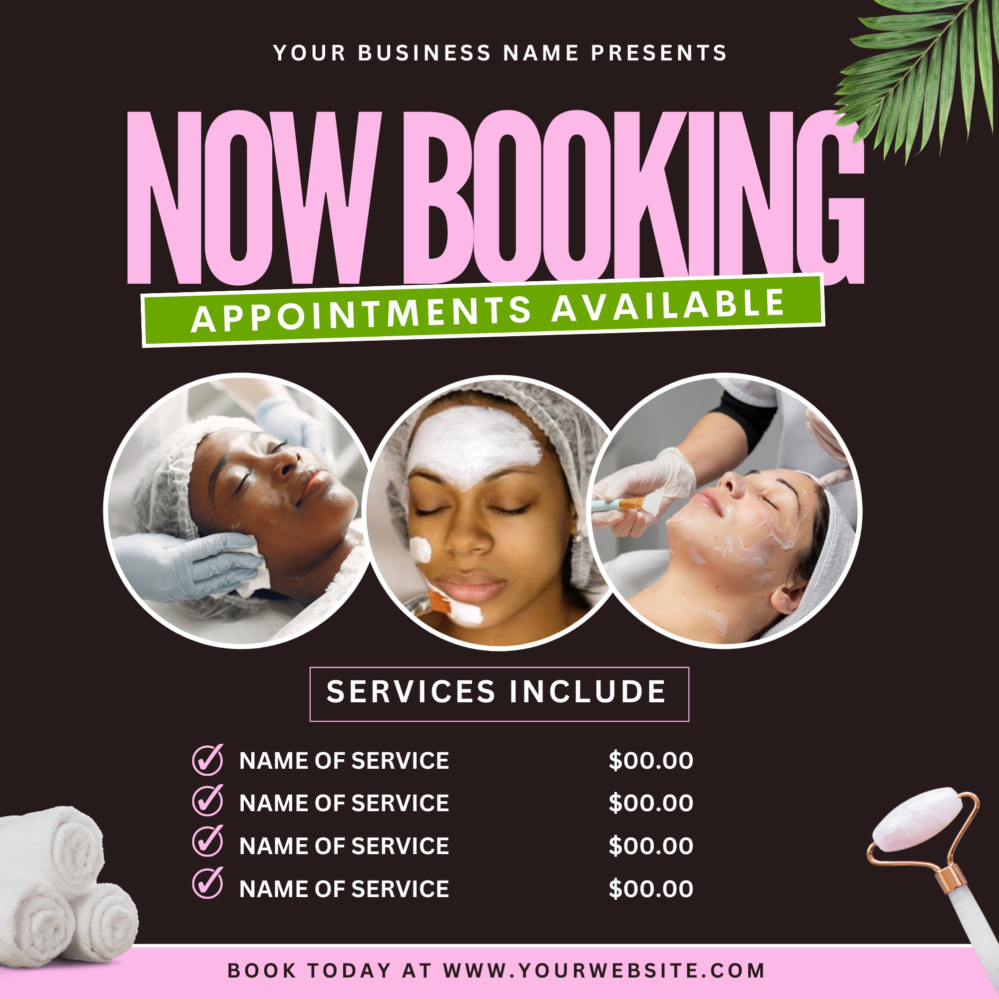 Now Booking Diy Flyer, Appointments Available Flyer, Editable ...