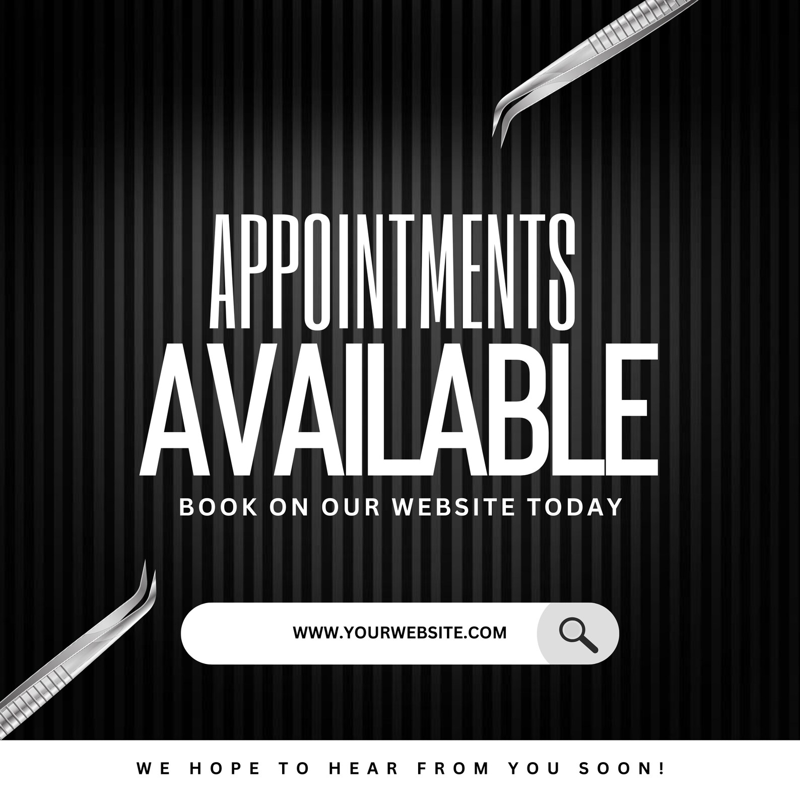 Appointments Available Editable Flyer Lash Tech Appointment - Etsy