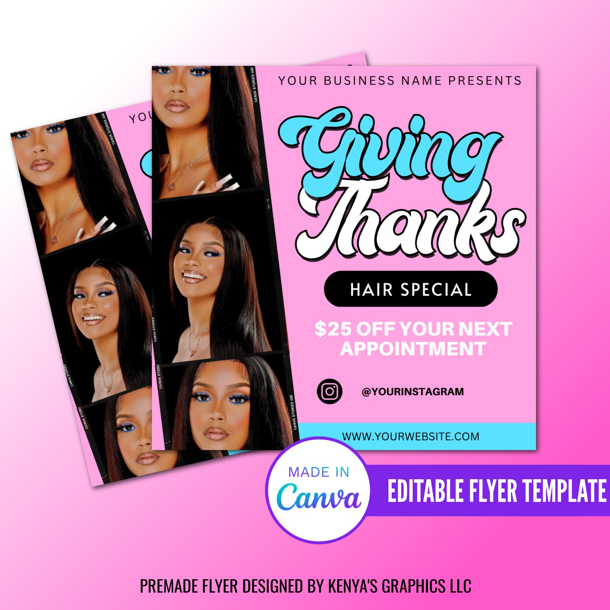 Diy Customer Appreciation Flyer Editable Customer - Etsy