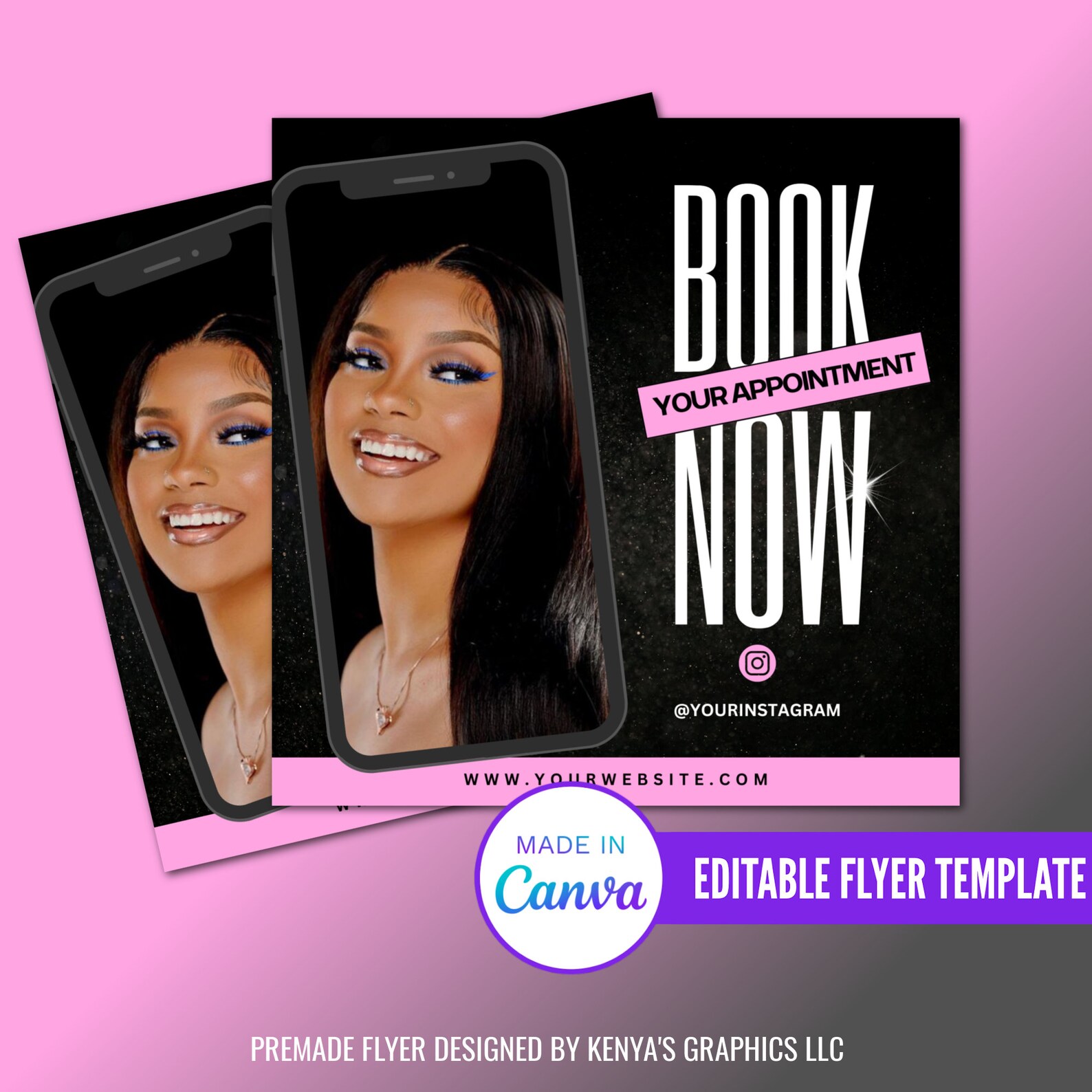 Now Booking Flyer, Editiable Now Booking Flyer, Instagram Post Flyer ...