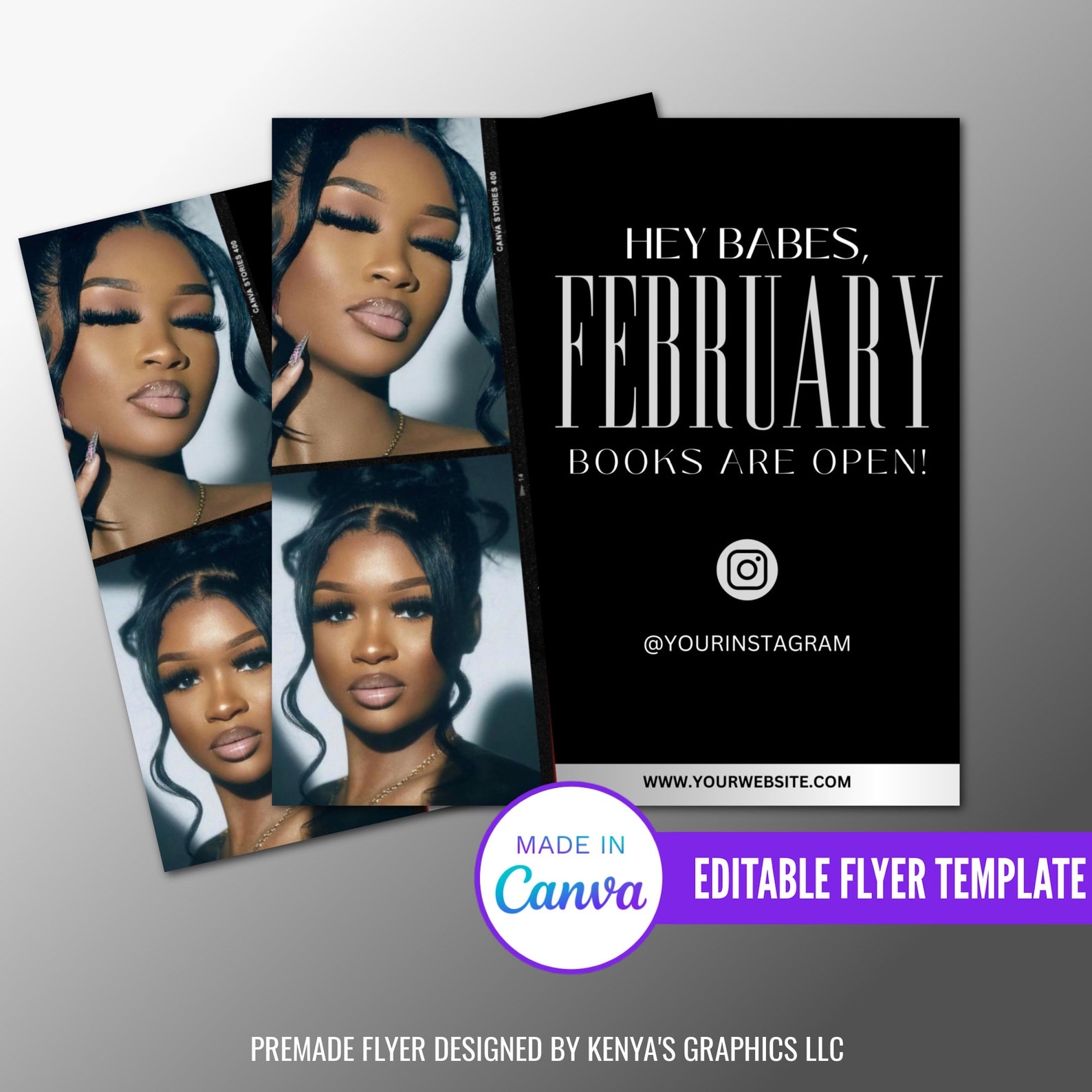 Now Booking Flyer, Editiable Now Booking Flyer, Instagram Post Flyer ...