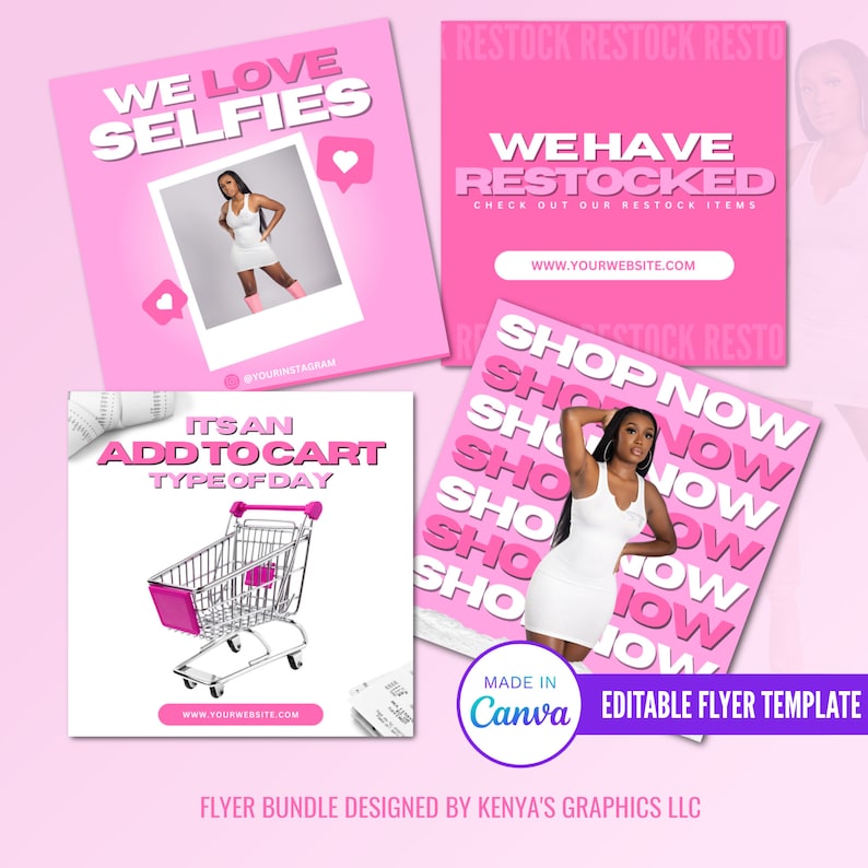 Social Media Post Flyers Diy Flyers Beauty Flyers Flyer - Etsy