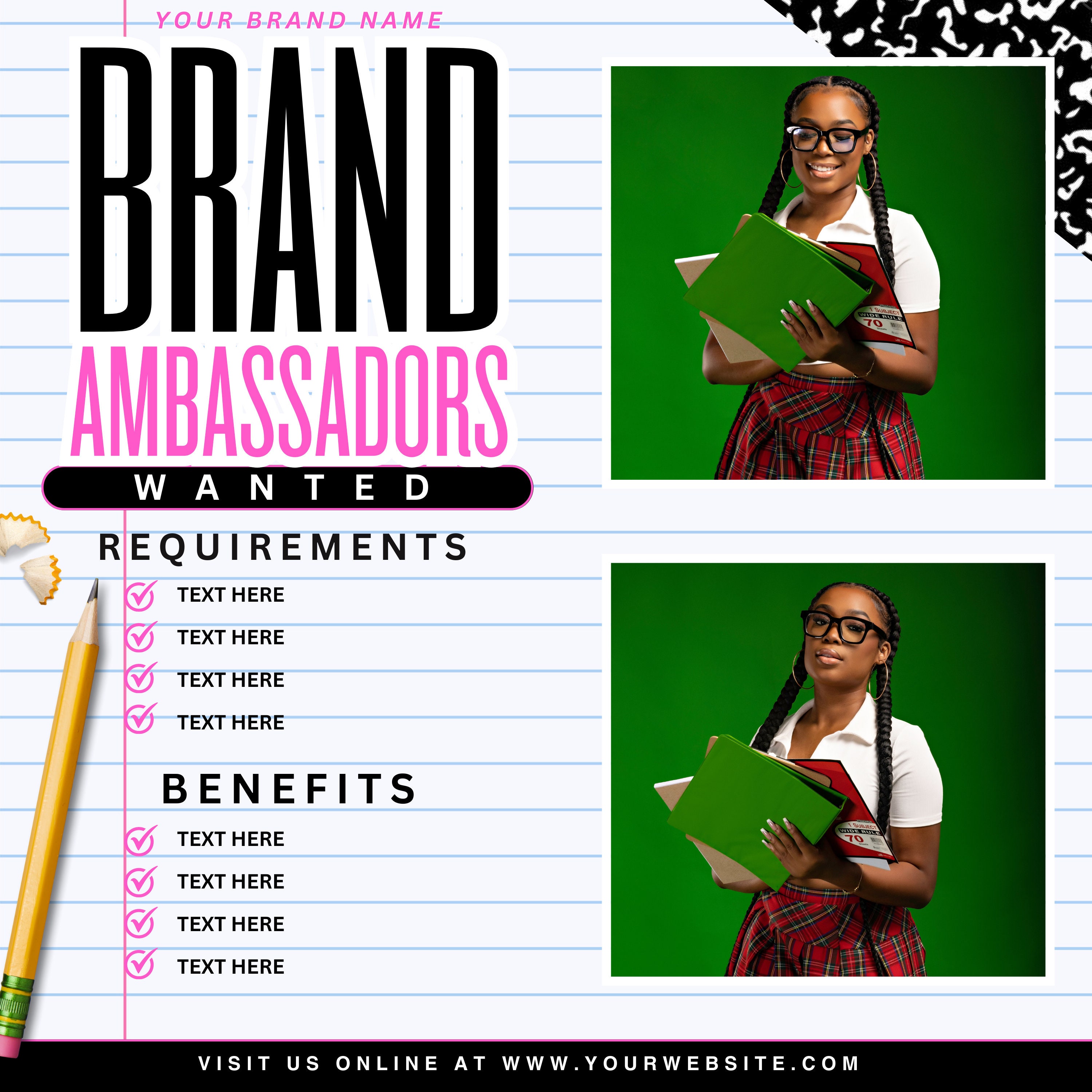 Diy Brand Ambassador Flyer, Editable Brand Ambassador Flyer, Business ...